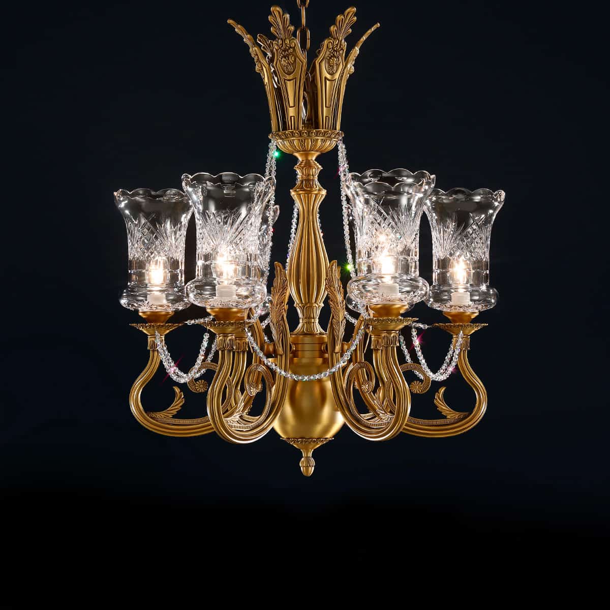 LEO-CC-0046 - 6 Light ASFOUR Crystal Chandelier - Leo Light Lighting